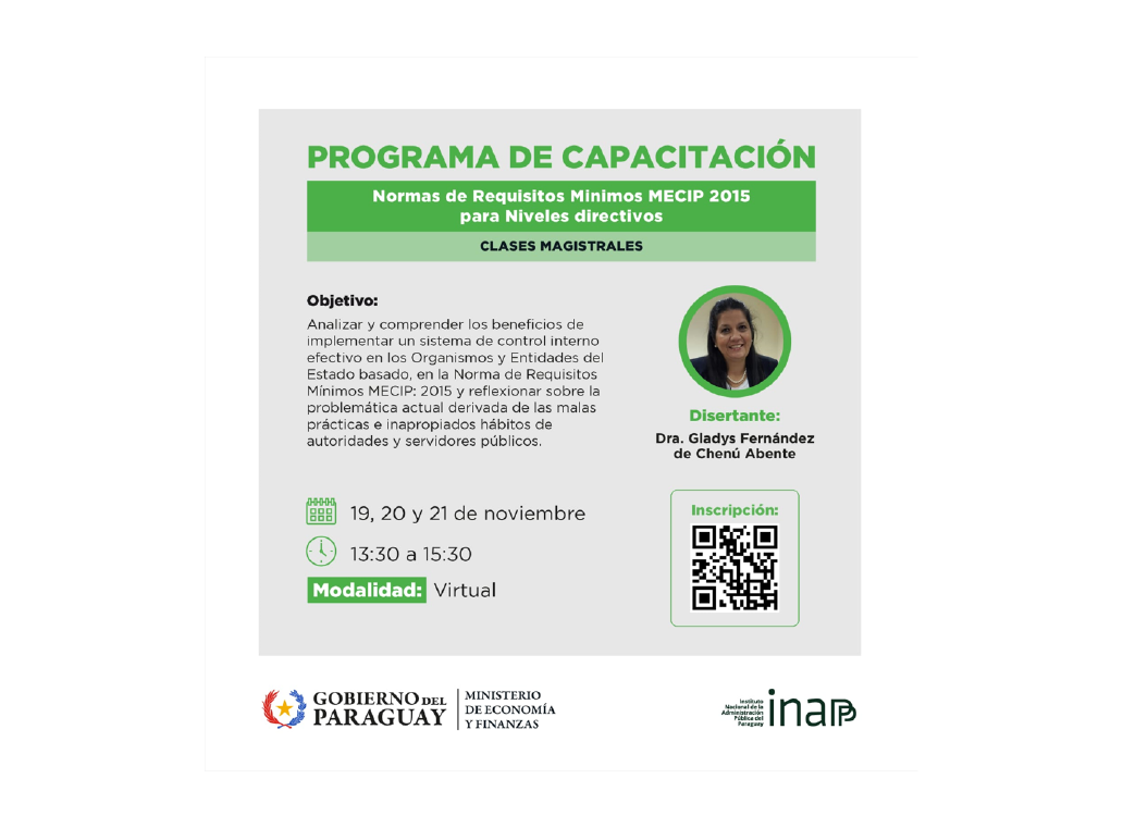 Ministerio de Economía, en alianza con la Contraloría, brindará curso ...