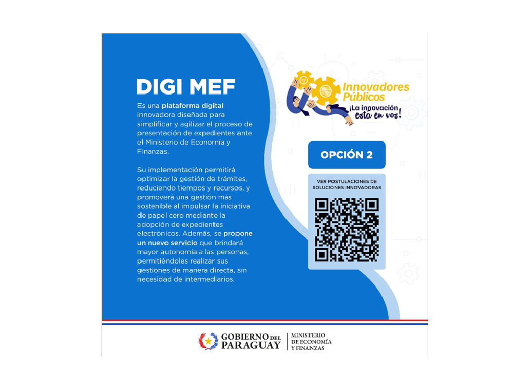 MEF busca implementar innovadora propuesta para mejorar gestión de ...